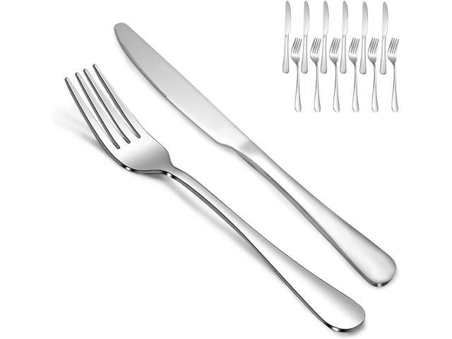 Click here for SANTUO 12 Piece Silverware Set with 6 Dinner Knive... prices