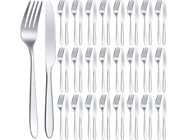 Click here for Nuenen 50 Pieces Stainless Steel Forks Silverware... prices