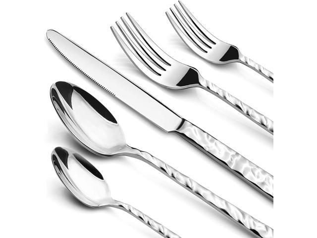 Click here for 60 Piece Silverware Set for 12  Food-Grade Stainle... prices