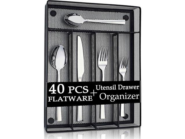 Click here for LIANYU 40-Piece Silverware Set with Drawer Organiz... prices