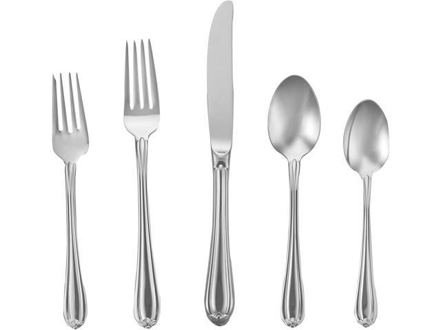 Click here for Gorham Melon Bud 5-Piece Stainless Steel Flatware... prices