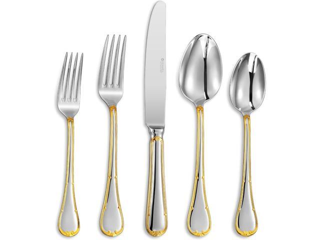 Click here for KEAWELL Elizabeth 20-Piece 18/10 Stainless Steel F... prices