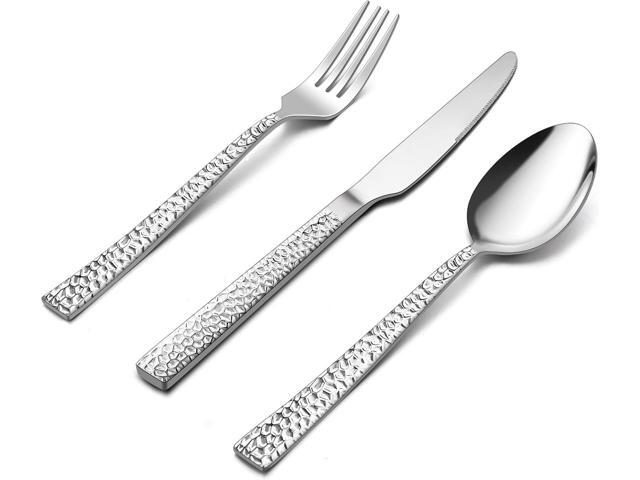 Click here for E-far 36-Piece Hammered Forks Spoons and Knives Se... prices