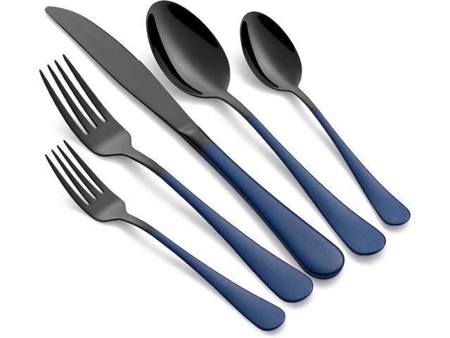 Click here for 20-Piece Black Silverware Set 18/0 Stainless Steel... prices