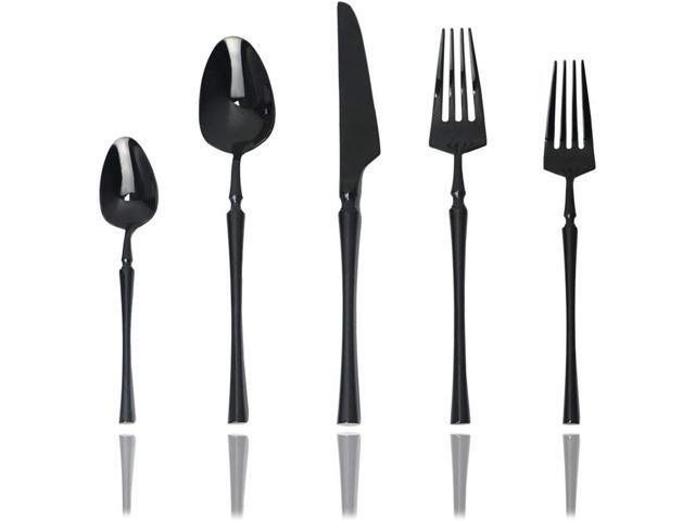 Click here for JASHII 20-piece 18/10 Stainless Steel Black Flatwa... prices