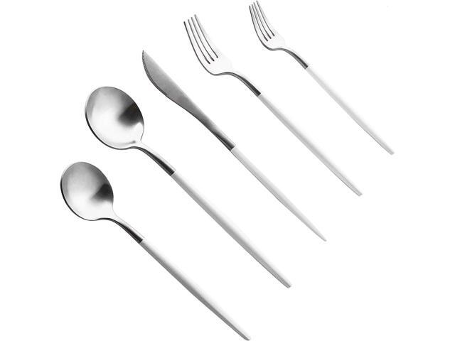 Click here for Matte Silverware Set  20-Piece 18/10 Stainless Ste... prices