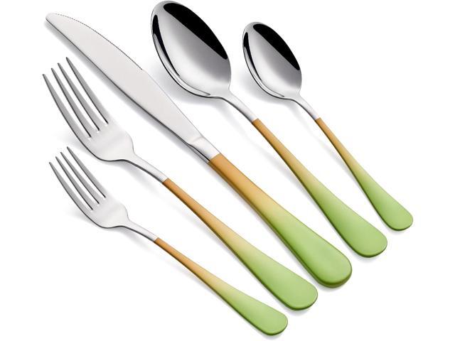 Click here for Colorful Silverware Set 20 Piece 18/0 Stainless St... prices