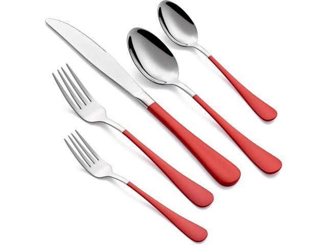 Click here for 20-Piece Red Silverware Set for 4  18/0 Stainless... prices