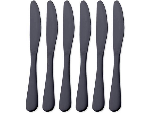 Click here for GoGeiLi Matte Black Dinner Knife  Stainless Steel... prices