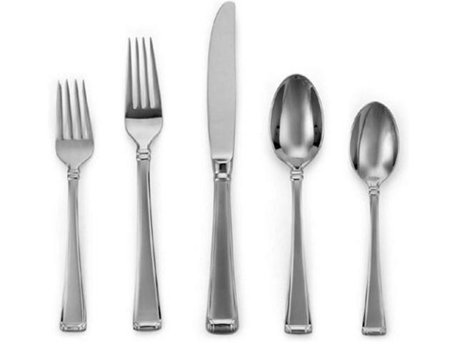 Click here for Gorham Column Frosted Stainless Flatware 5-Piece P... prices