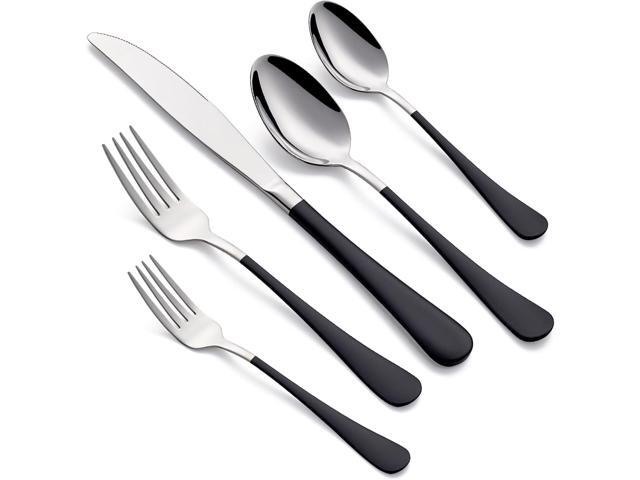 Click here for 20-Piece Black Silverware Set for 4  18/0 Stainles... prices