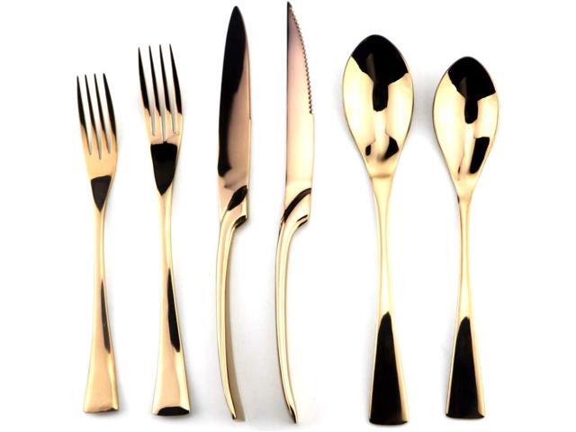 Click here for Rose Gold Stainless Steel Mirror Polished Flatware... prices