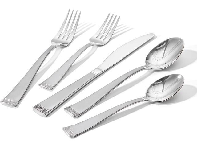 Click here for HIKAA 40PCS Matte Handle Silverware Set for 8  Sta... prices