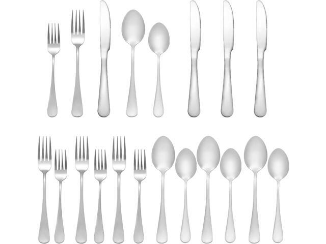 Click here for Silverware Set 20 Piece Stainless Steel Flatware S... prices