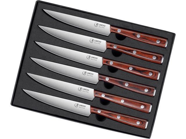 Click here for Premium Steak Knives Set of 6 in Gift Box - Polish... prices