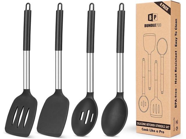 Click here for Pack of 4 Silicone Cooking Utensils Set  Non Stick... prices