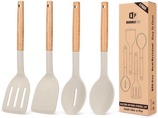 Click here for Pack of 4 Silicone Cooking Utensils Set  Non Stick... prices