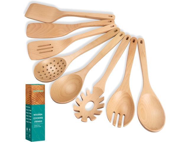 Click here for Wooden Spoons for Cooking  8 Pcs Beech Wood Wooden... prices