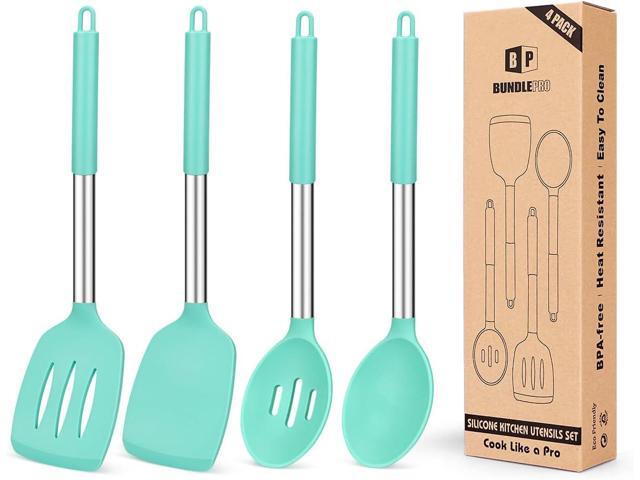 Click here for Pack of 4 Silicone Cooking Utensils Set  Non Stick... prices