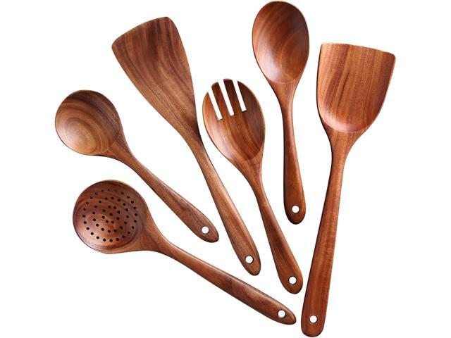 Click here for Wooden Spoons for Cooking  6 Pcs Wooden Utensils f... prices