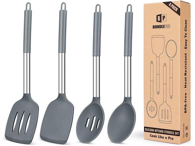Click here for Pack of 4 Silicone Cooking Utensils Set  Non Stick... prices