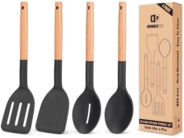 Click here for Pack of 4 Silicone Cooking Utensils Set  Non Stick... prices