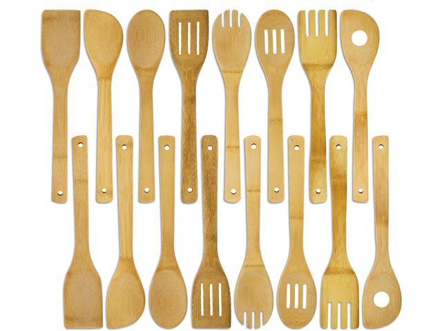 Click here for DEAYOU 16 PCS Bamboo Kitchen Utensils  Wood Spoons... prices