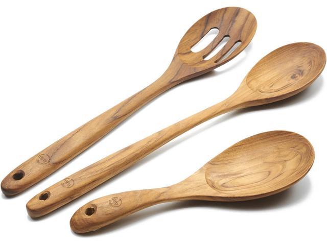 Click here for FAAY 3-In-1 Wooden Spoons Handcrafted Golden Teak... prices