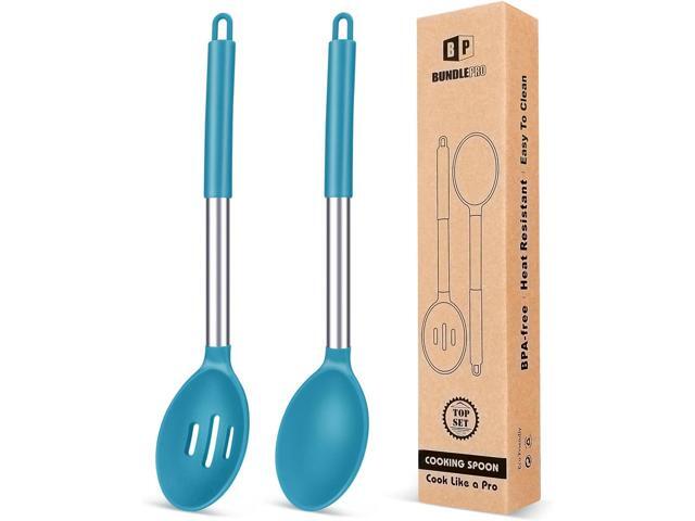 Click here for Pack of 2 Large Silicone Cooking Spoons Non Stick... prices
