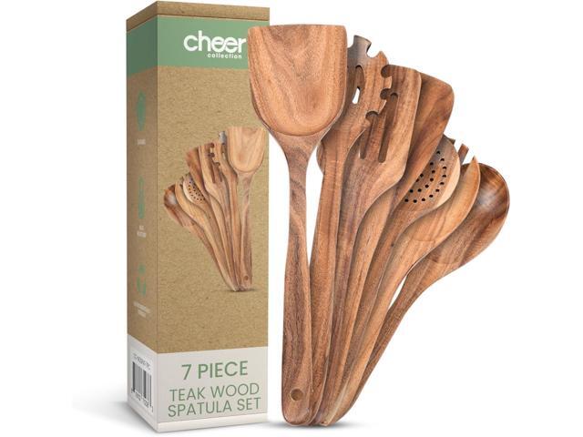 Click here for Cheer Collection Wooden Utensil Set - 7 Piece Cook... prices