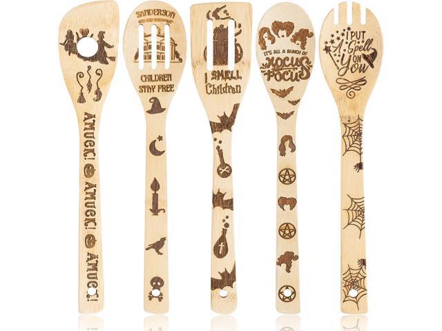 Click here for Eartim Hocus Pocus Wooden Cooking Utensil Set - 5P... prices