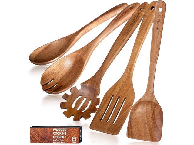 Click here for Wooden Spoons for Cooking - 5-Piece Wooden Kitchen... prices
