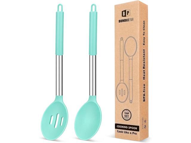 Click here for Pack of 2 Large Silicone Cooking Spoons Non Stick... prices