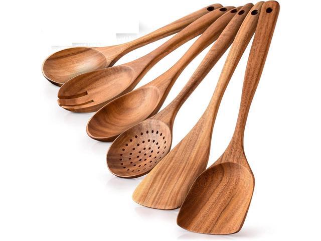 Click here for 6-Pcs Wooden Spoons for Cooking - Smooth Finish Ac... prices