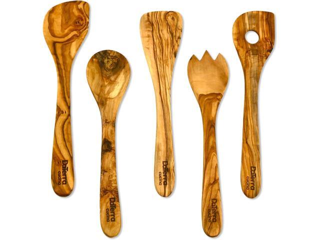 Click here for 12-Inch Olive Wood Cooking Tools 5-Piece Wooden Ki... prices