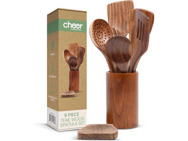 Click here for Cheer Collection Wooden Utensil Set - 9 Piece Cook... prices