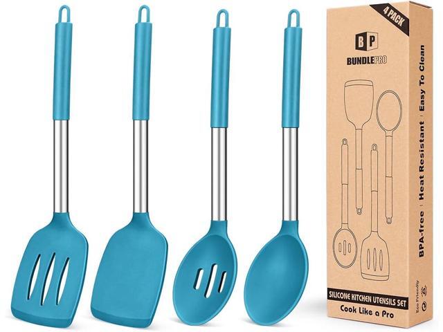 Click here for Pack of 4 Silicone Cooking Utensils Set  Non Stick... prices