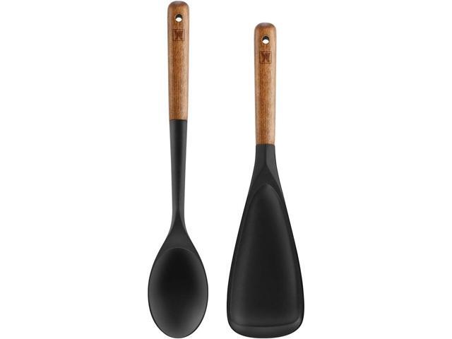 Click here for Set of 2pc Silicone Cooking Utensils: Wooden Handl... prices