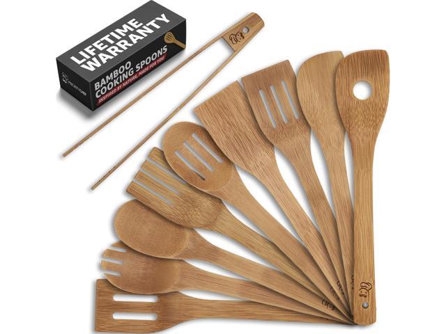 Click here for PriorityChef Wooden Spoons for Cooking  9Pc with T... prices