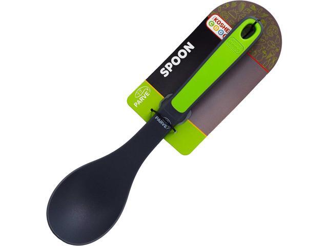 Click here for Parve Green Basting Spoon - Heavy Duty Silicone Mi... prices