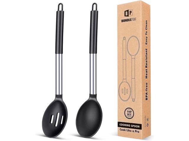 Click here for Pack of 2 Large Silicone Cooking Spoons Non Stick... prices