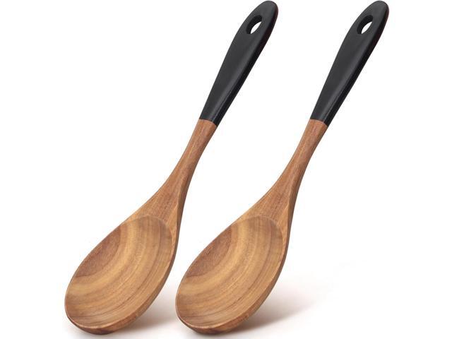 Click here for 2 Pcs Large Wooden Spoons for Cooking Serving Uten... prices