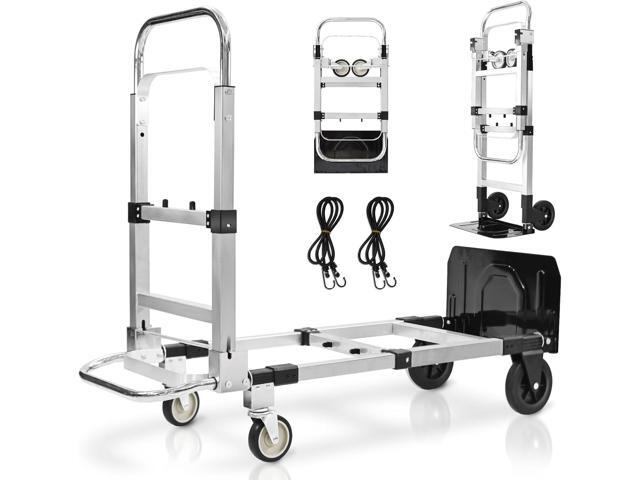 Click here for 600-Pound Heavy-Duty 4-Wheel Folding Hand Truck/Ca... prices