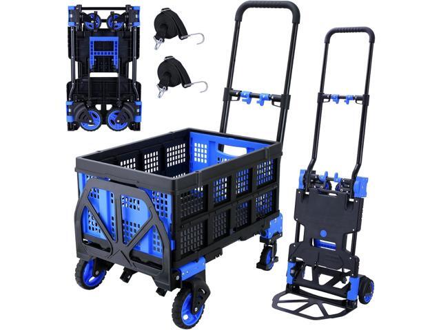 Click here for 2-in-1Folding Hand Truck Dolly with Folding Basket... prices