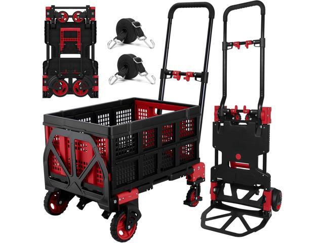 Click here for 2 in 1 Hand Truck Dolly with Folding Basket Foldin... prices