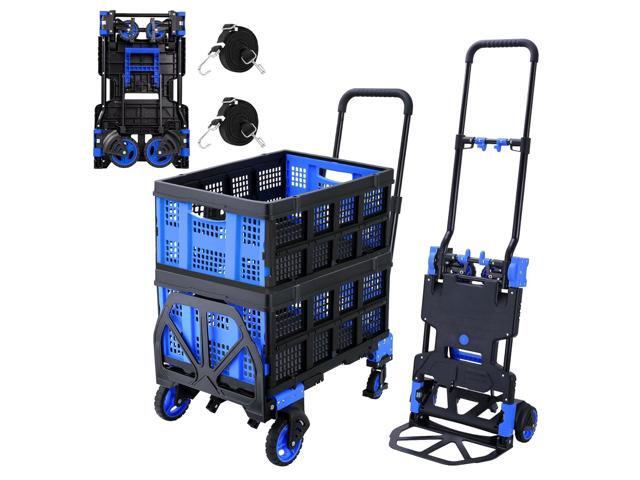 Click here for 2 in 1 Folding Hand Truck with 2 Folding Basket 33... prices