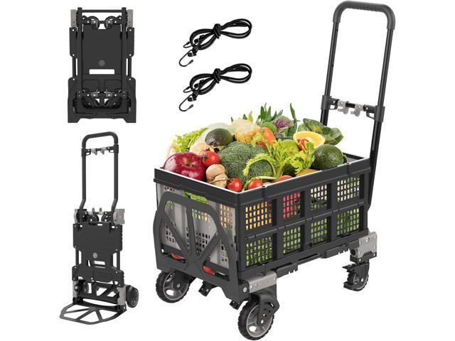 Click here for 2 in 1 Folding Hand Truck Dolly with Basket  330LB... prices