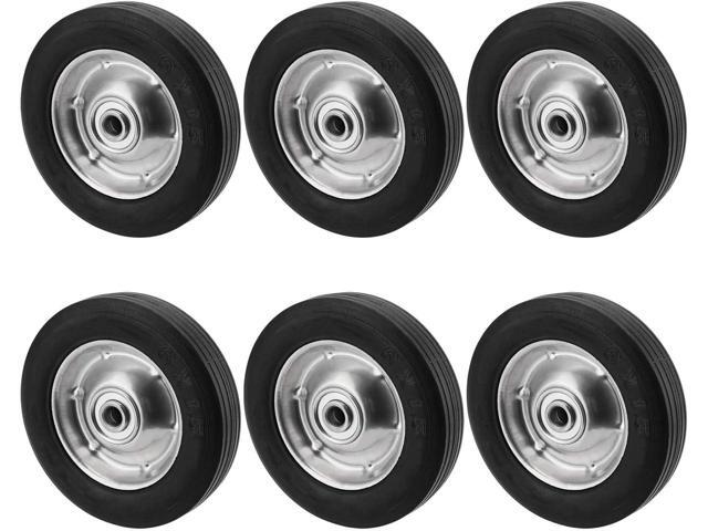 Click here for 6 Pack 6 x 1.5 Flat Free Solid Rubber Wheel  Dolly... prices