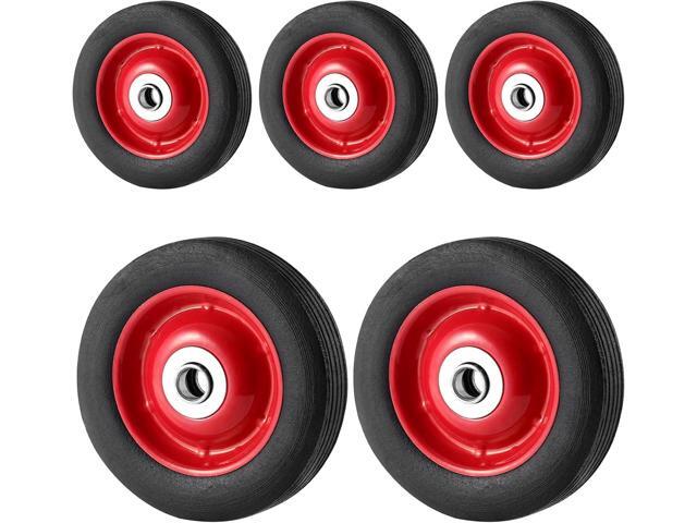 Click here for 5 Pack 6 x 1.2 Inch Solid Rubber Flat Free Tire  H... prices