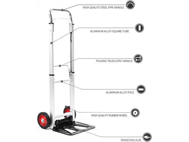 Click here for LEADALLWAY Hand Truck Aluminum Foldable Hand Cart... prices